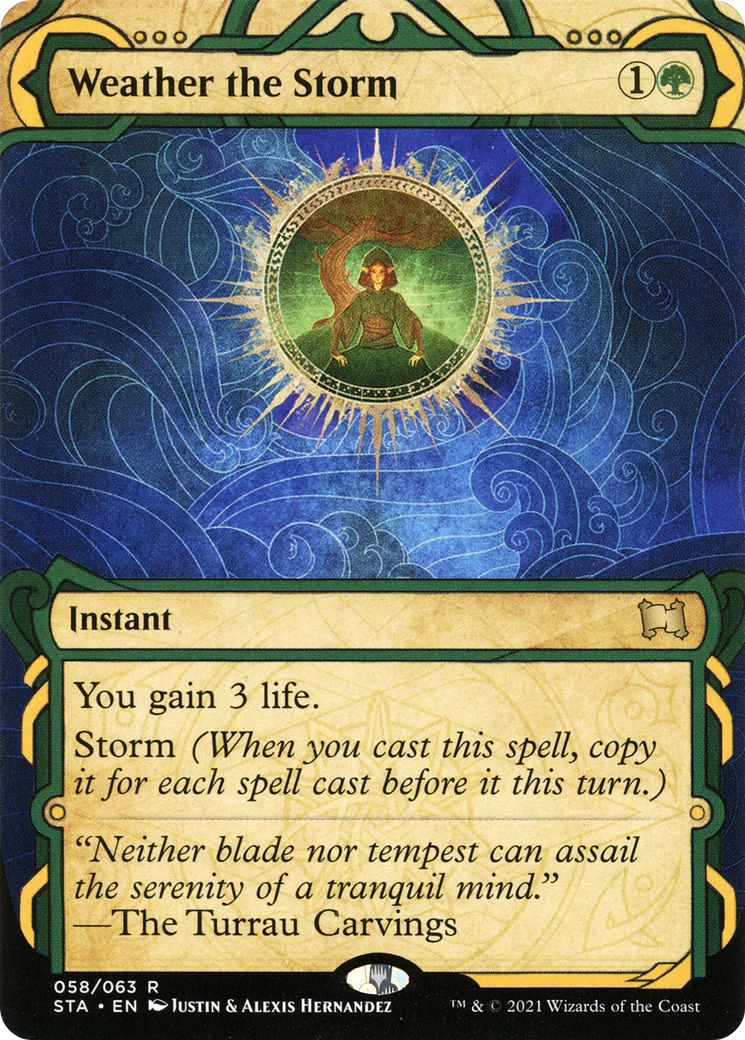 Weather the Storm (STA-058) - Strixhaven Mystical Archive: (Showcase) – Danireon Cards & Games