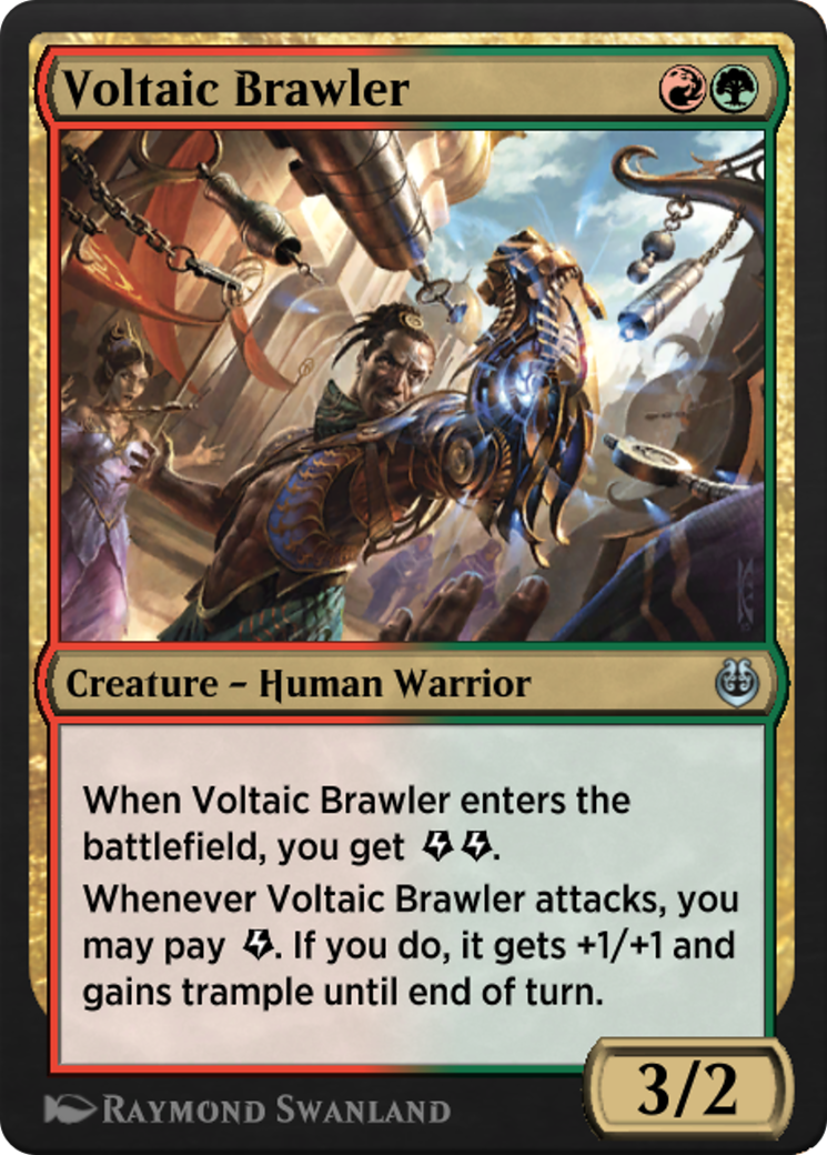 Voltaic Brawler (KLR-213) - Kaladesh Remastered – Danireon Cards & Games