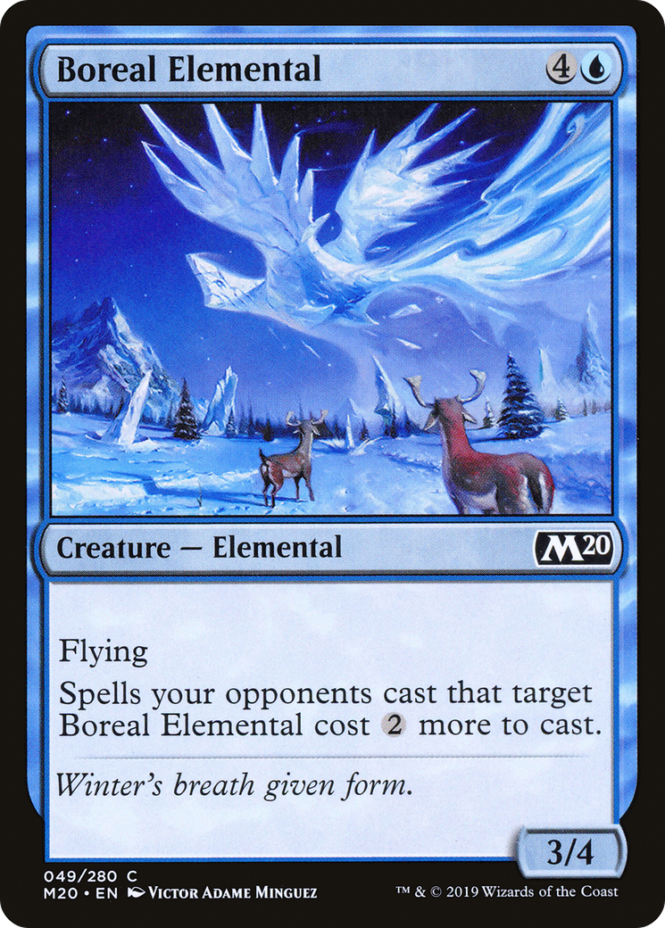 Boreal Elemental (M20-049) - Core Set 2020 – Danireon Cards & Games