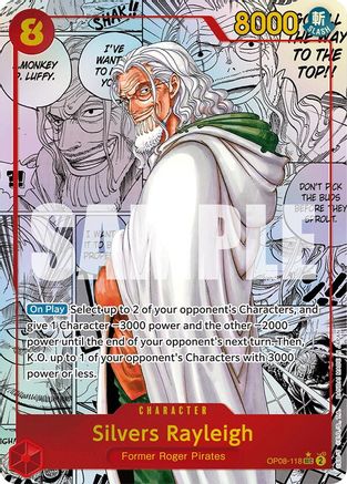Silvers Rayleigh (Parallel) (Manga) (OP08-118) - Two Legends Foil – Danireon Cards & Games