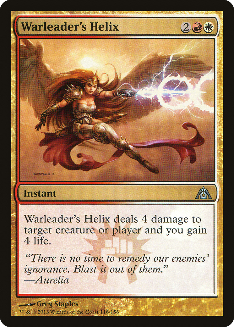 Warleader's Helix (DGM-116) - Dragon's Maze – Danireon Cards & Games