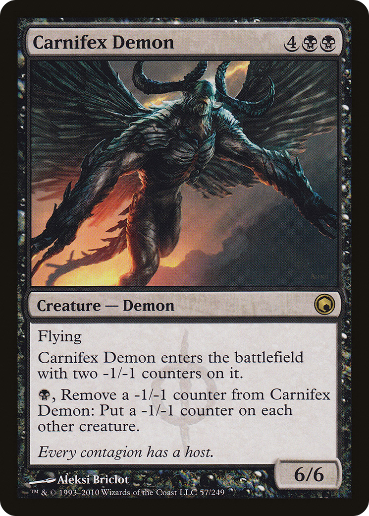 Carnifex Demon (SOM-057) - Scars of Mirrodin – Danireon Cards & Games
