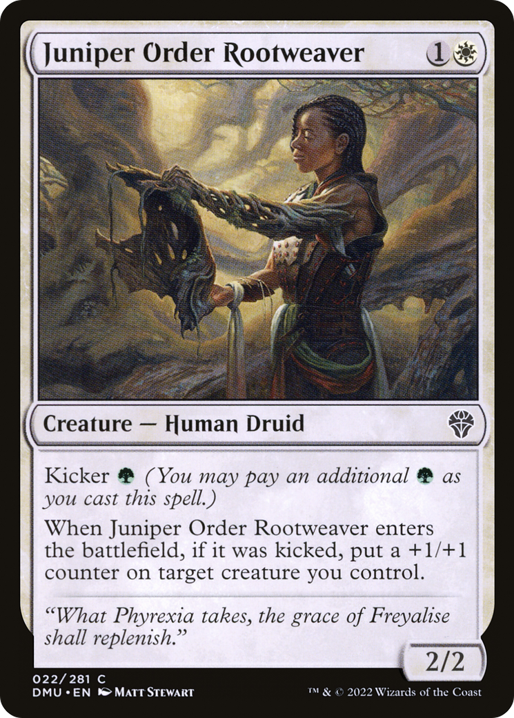 Juniper Order Rootweaver (DMU-022) - Dominaria United – Danireon Cards & Games