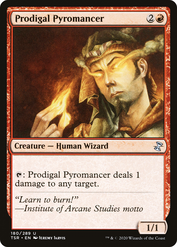 Prodigal Pyromancer (TSR-180) - Time Spiral Remastered – Danireon Cards & Games