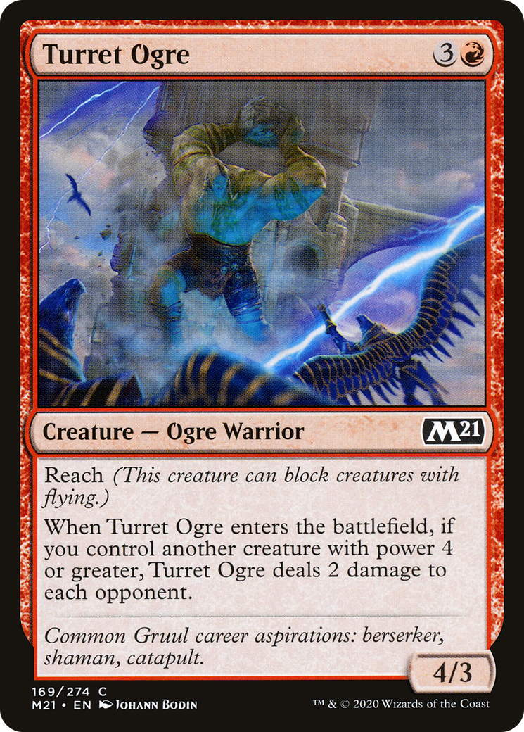 Turret Ogre (M21-169) - Core Set 2021 Foil – Danireon Cards & Games