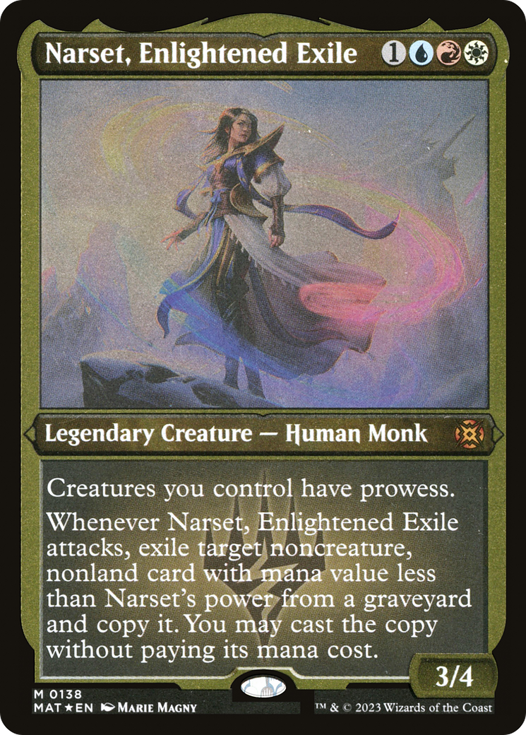 Narset, Enlightened Exile (MAT-138) - March of the Machine: The Afterm – Danireon Cards & Games