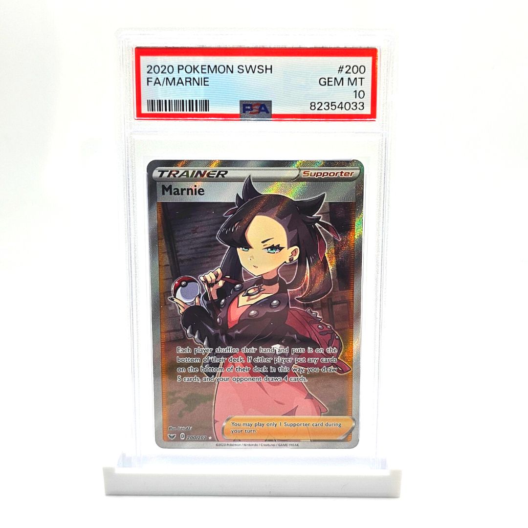 PSA 10 Marnie Full Art - Pokémon Sword & Shield Base Set – Danireon Cards & Games