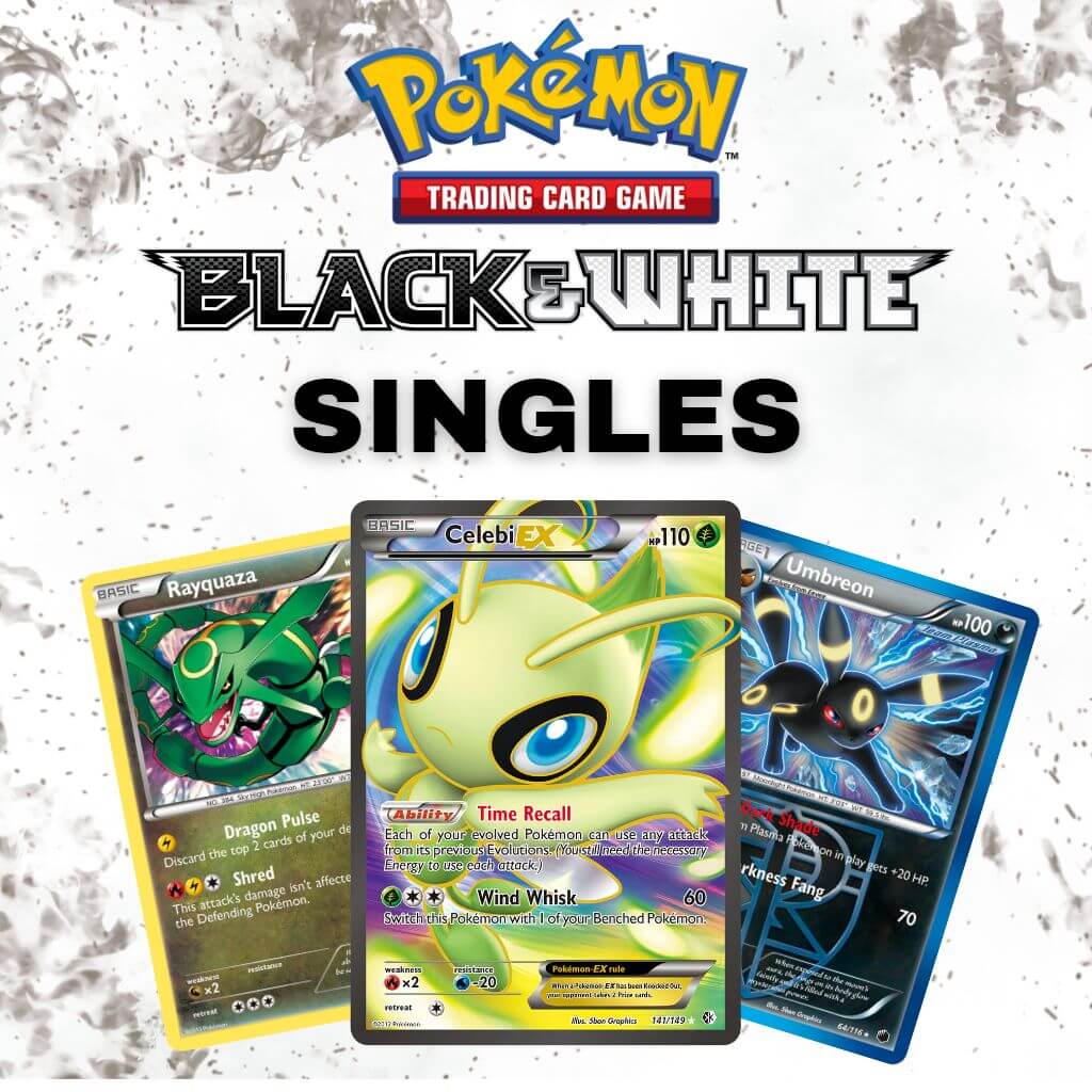 Pokémon Black & White Cards | Black & White Singles – Danireon Cards ...