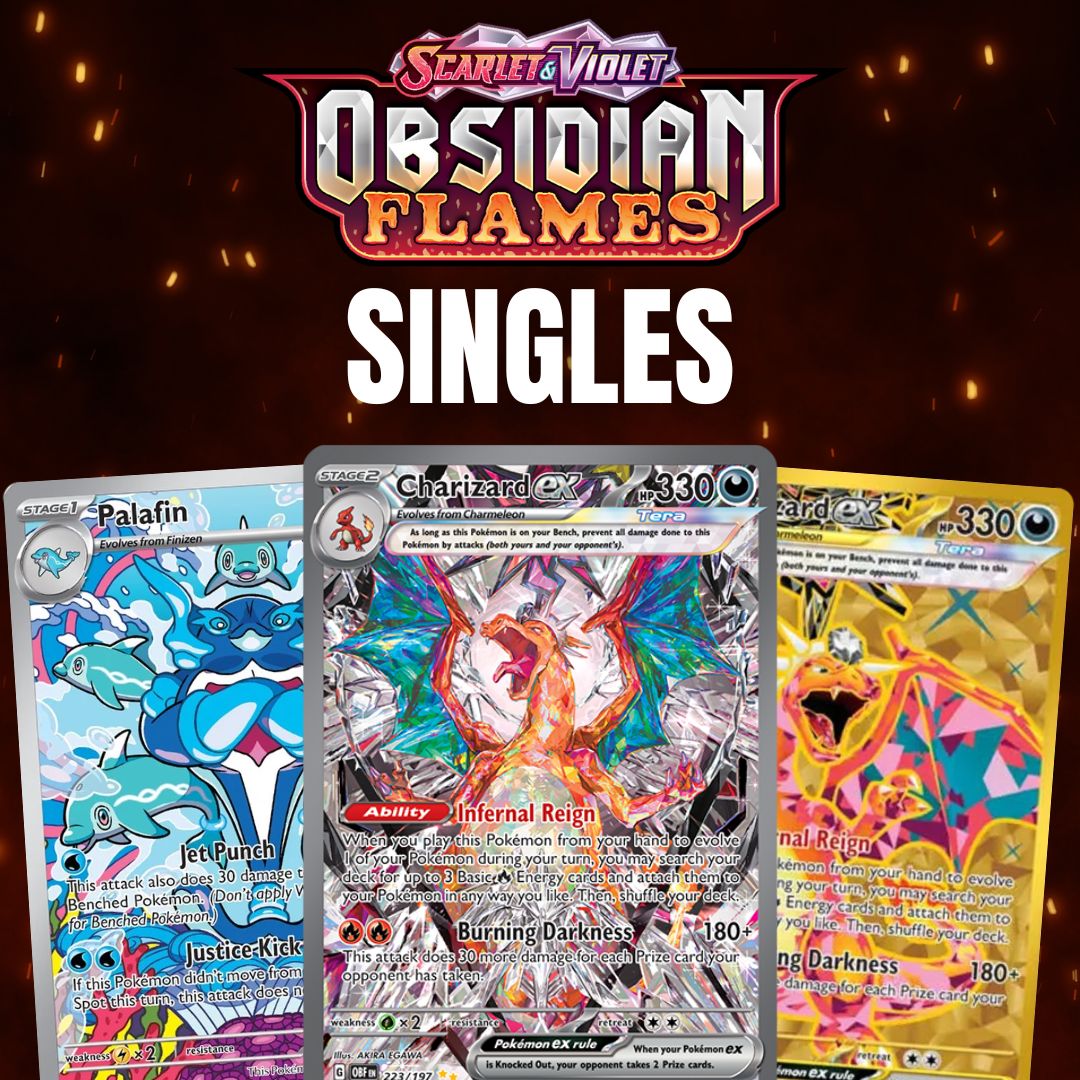 Pokémon Obsidian Flames Singles – Danireon Cards & Games