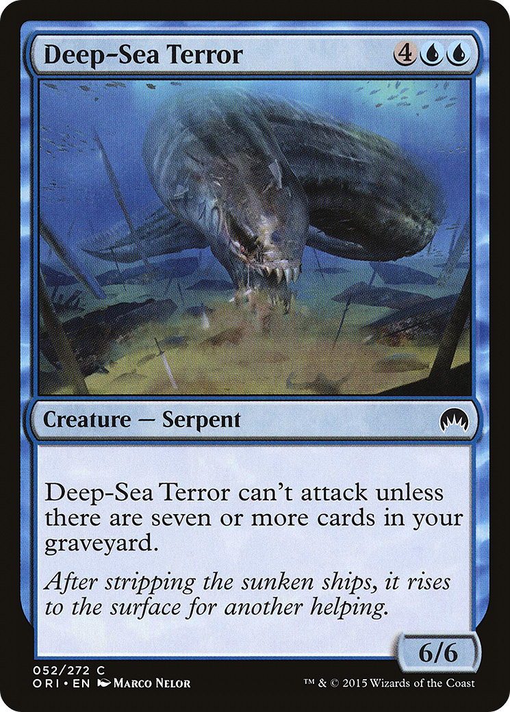 Deep-Sea Terror (ORI-052) - Magic Origins – Danireon Cards & Games