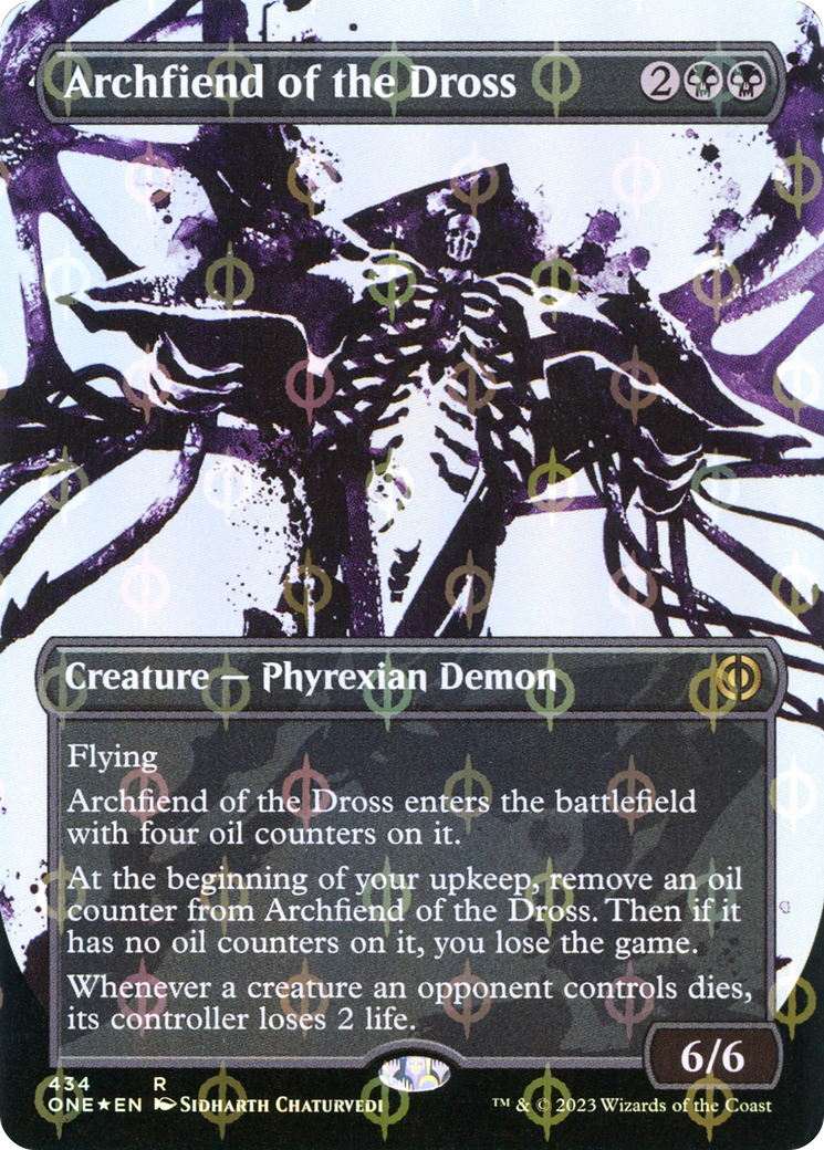 Archfiend of the Dross (ONE-434) - Phyrexia: All Will Be One: (Showcas – Danireon Cards & Games
