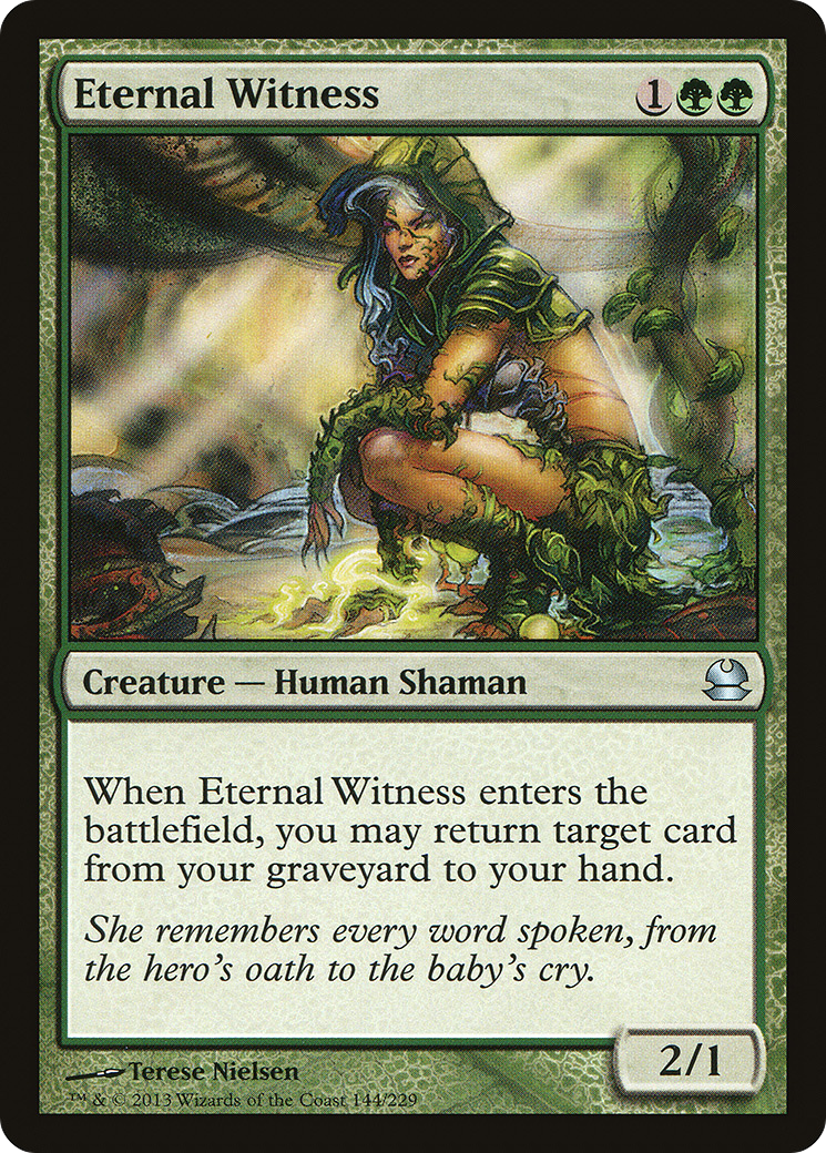 Eternal Witness (MMA-144) - Modern Masters Foil – Danireon Cards & Games