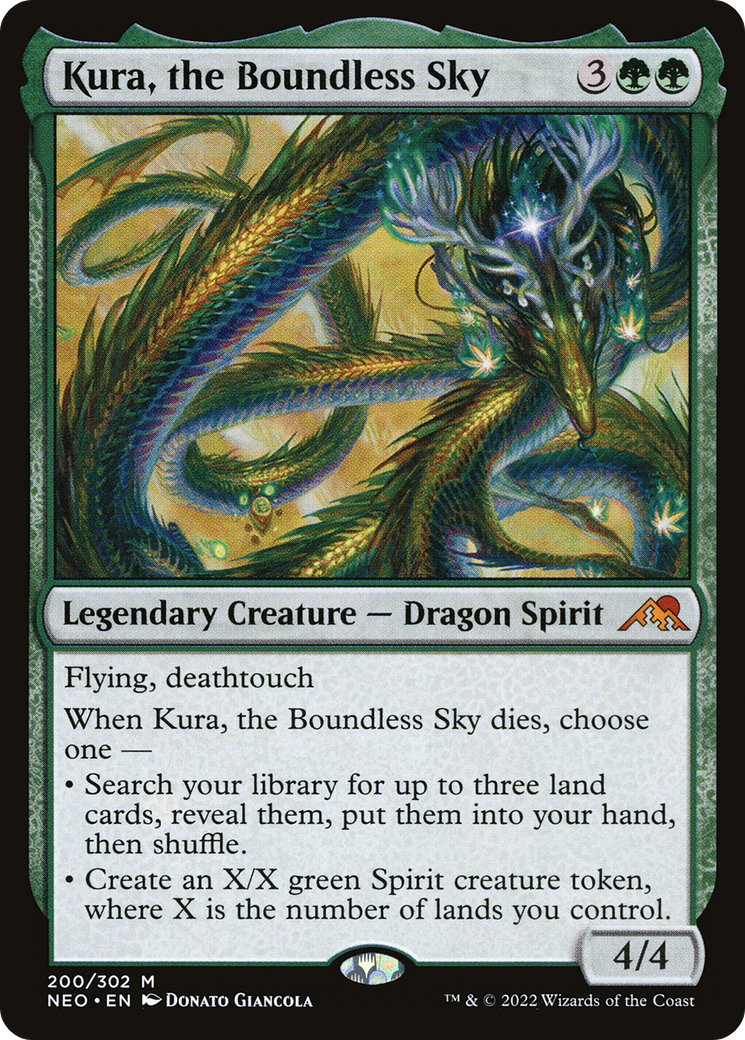 Kura, the Boundless Sky (NEO-200) - Kamigawa: Neon Dynasty – Danireon Cards & Games