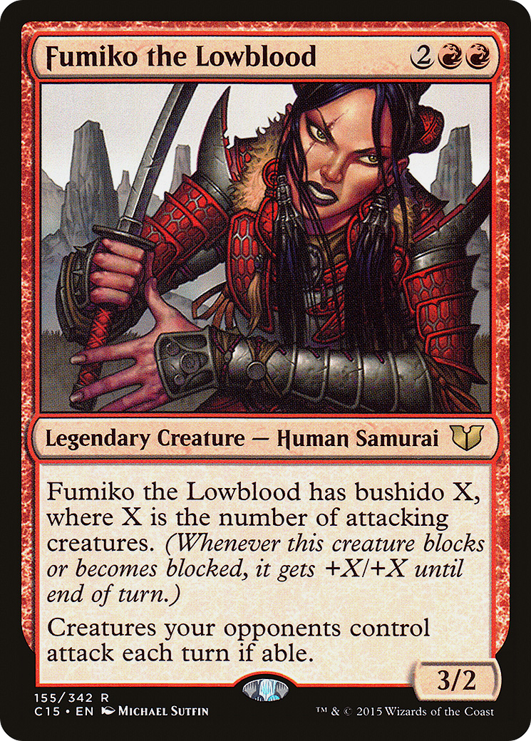 Fumiko the Lowblood (C15-155) - Commander 2015 – Danireon Cards & Games