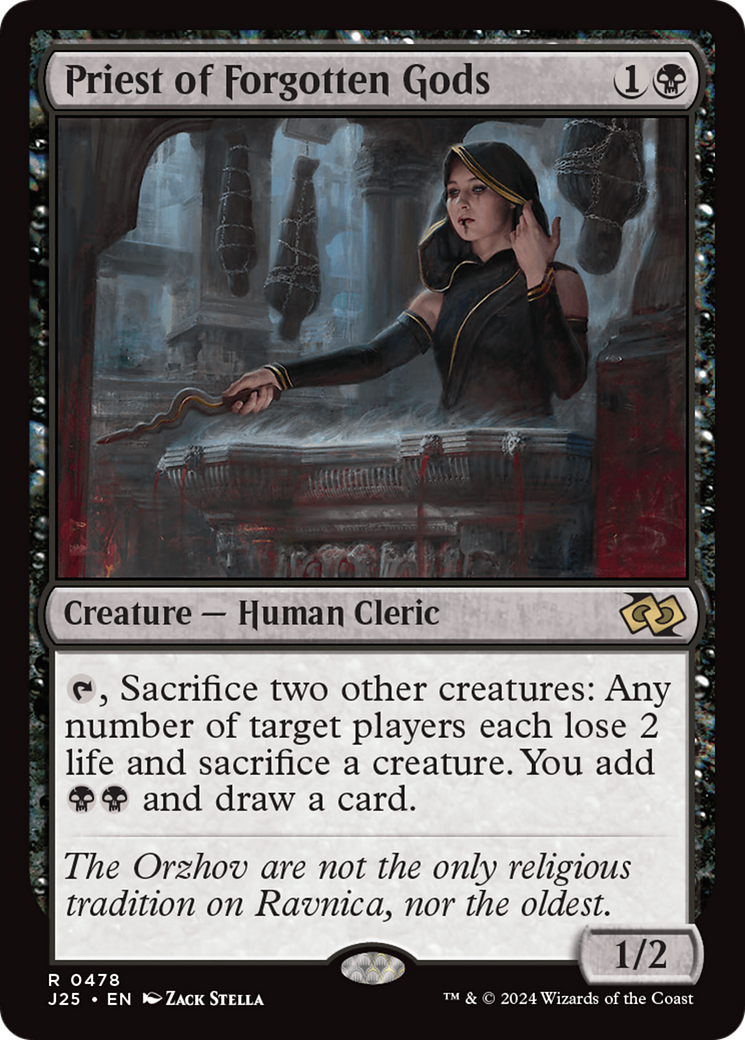 Priest of Forgotten Gods (J25-478) - Foundations Jumpstart – Danireon Cards & Games