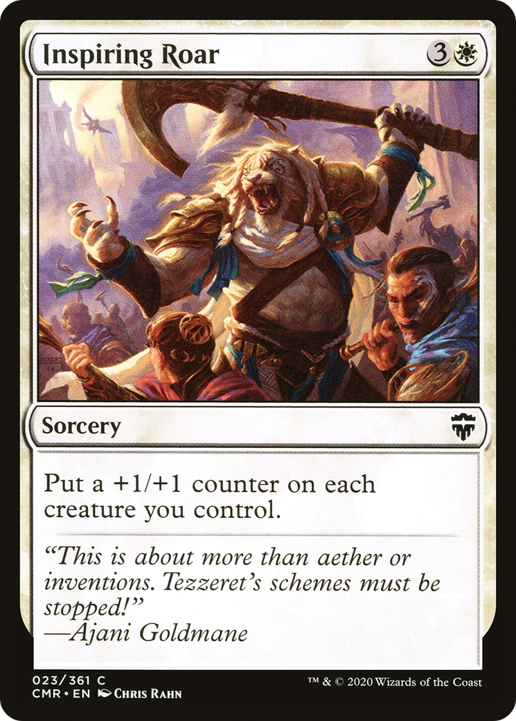 Inspiring Roar (CMR-023) - Commander Legends Foil – Danireon Cards & Games