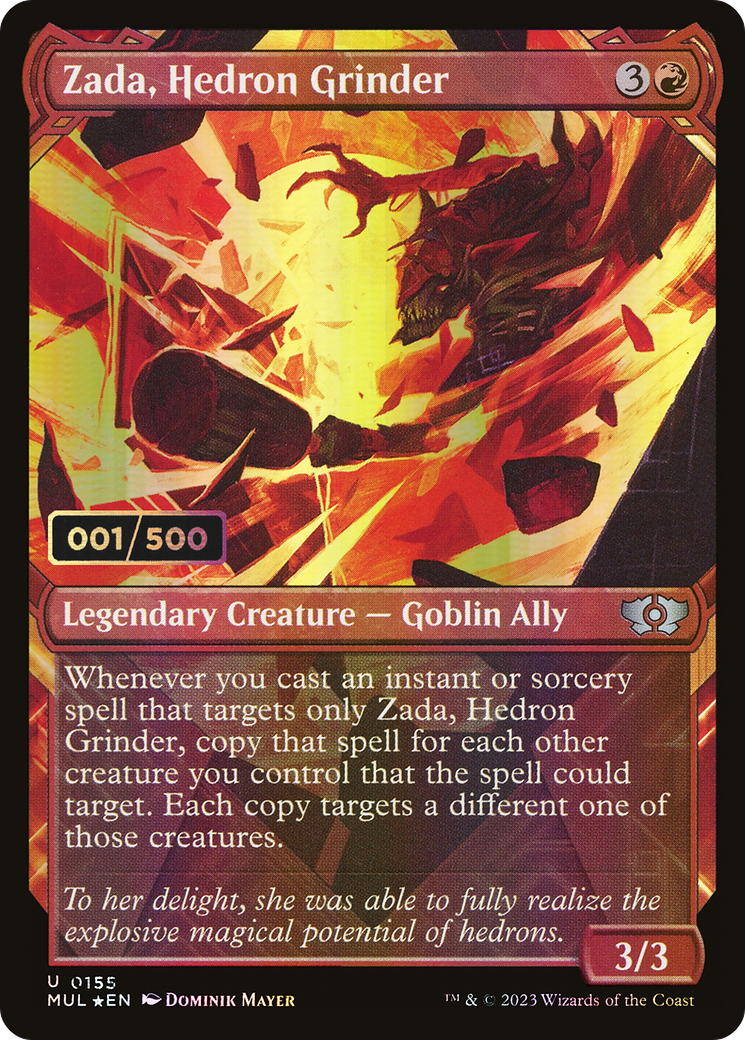 Zada, Hedron Grinder (MUL-155Z) - Multiverse Legends: (Showcase) Foil – Danireon Cards & Games