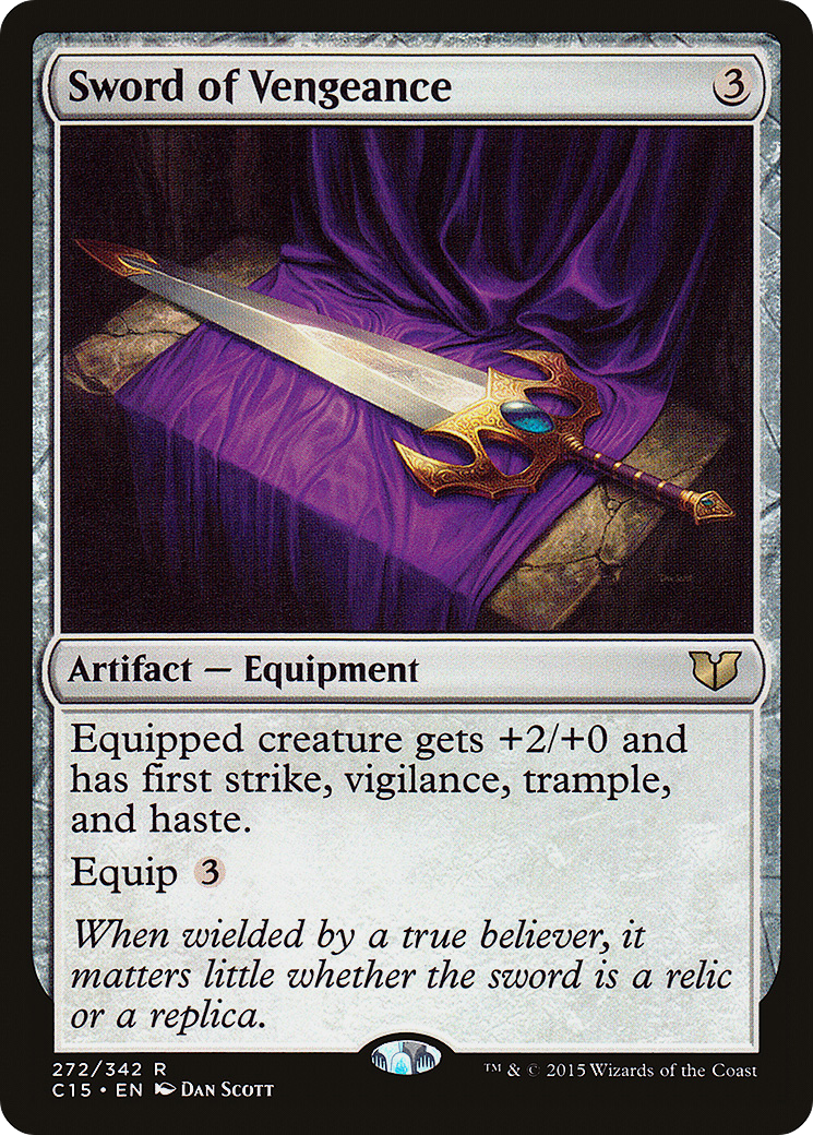 Sword of Vengeance (C15-272) - Commander 2015 – Danireon Cards & Games