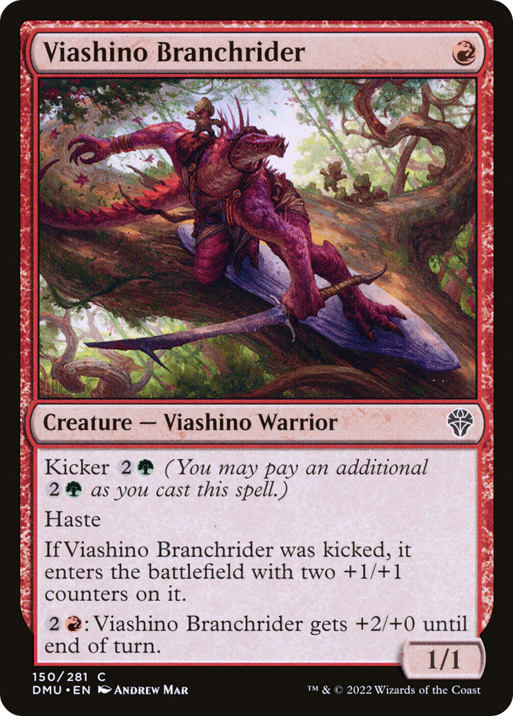 Viashino Branchrider (DMU-150) - Dominaria United Foil – Danireon Cards ...