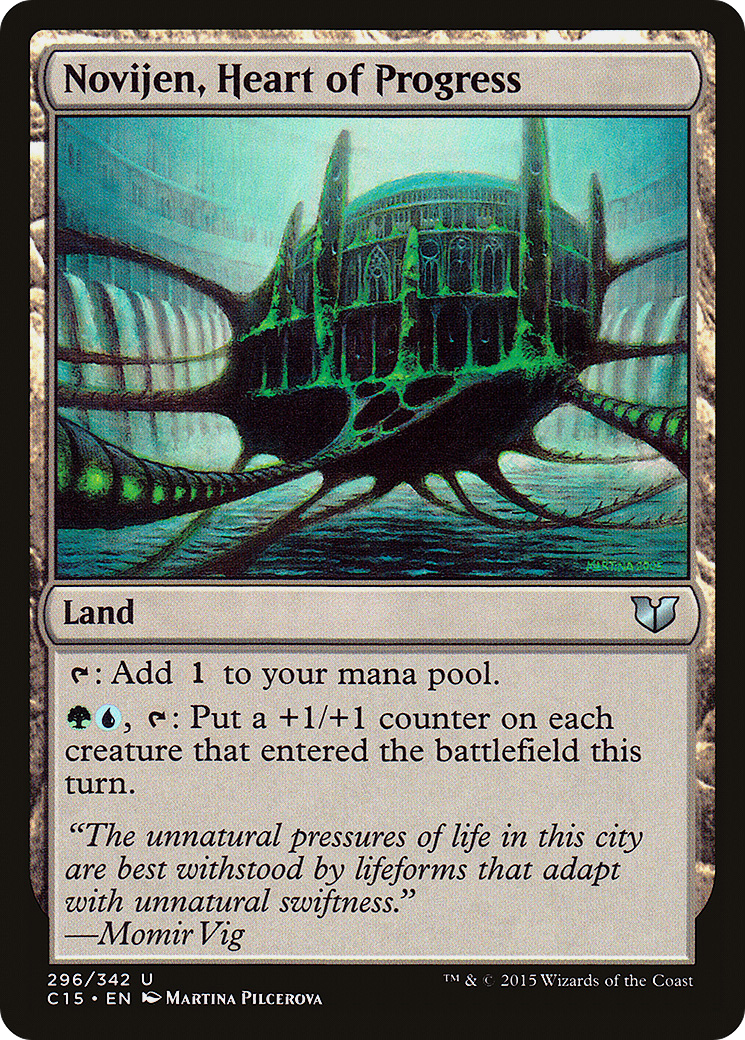 Novijen, Heart of Progress (C15-296) - Commander 2015 – Danireon Cards ...