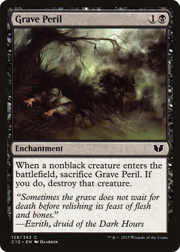 Grave Peril (C15-128) - Commander 2015 – Danireon Cards & Games