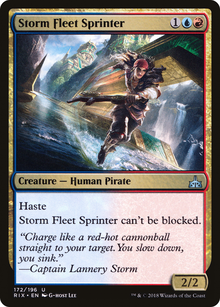 Storm Fleet Sprinter (RIX-172) - Rivals of Ixalan Foil – Danireon Cards ...