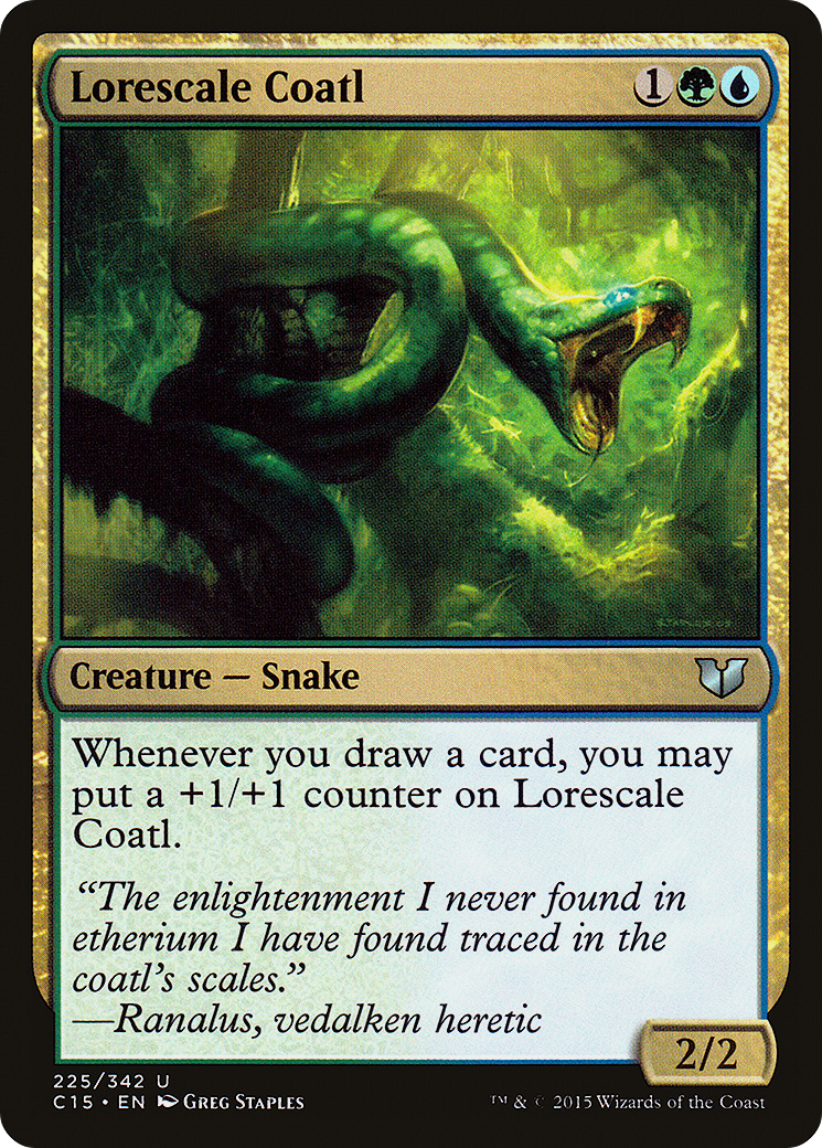 Lorescale Coatl (C15-225) - Commander 2015 – Danireon Cards & Games
