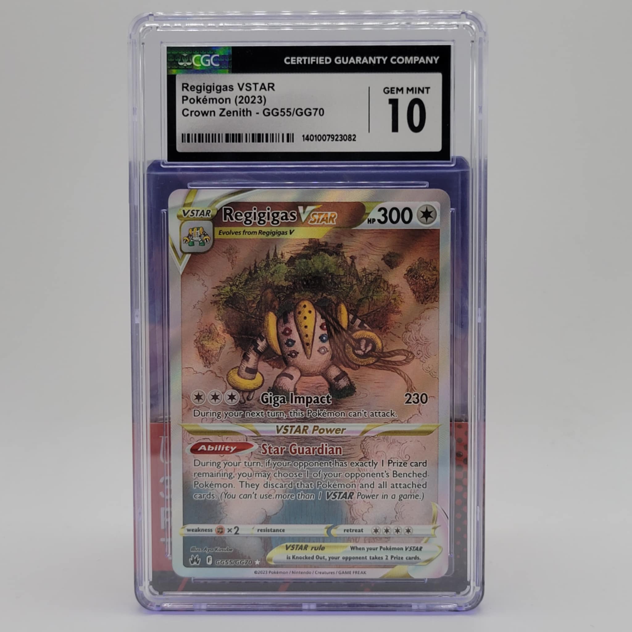 CGC 10 Regigigas VSTAR Galarian Gallery - Crown Zenith English – Danireon Cards & Games