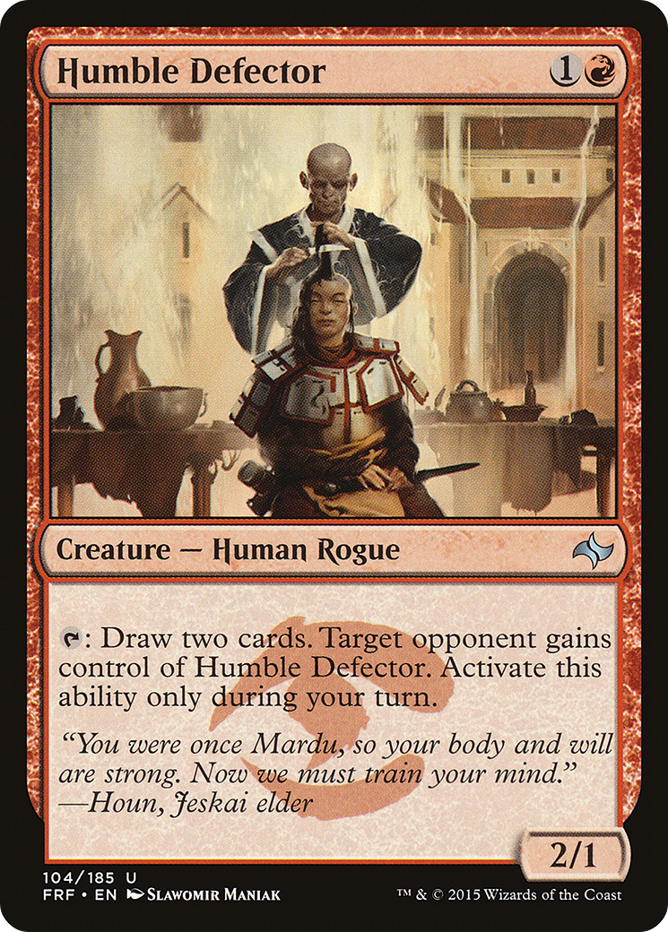 Humble Defector (FRF-104) - Fate Reforged Foil – Danireon Cards & Games