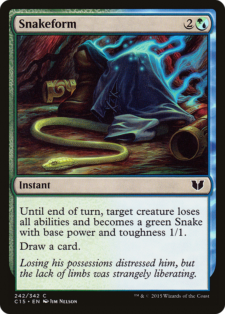 Snakeform (C15-242) - Commander 2015 – Danireon Cards & Games