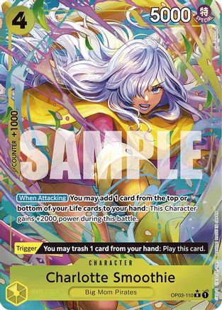 Charlotte Smoothie (Alternate Art) (OP03-110) - Premium Booster -The B – Danireon Cards & Games