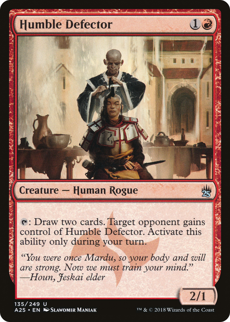 Humble Defector (A25-135) - Masters 25 Foil – Danireon Cards & Games