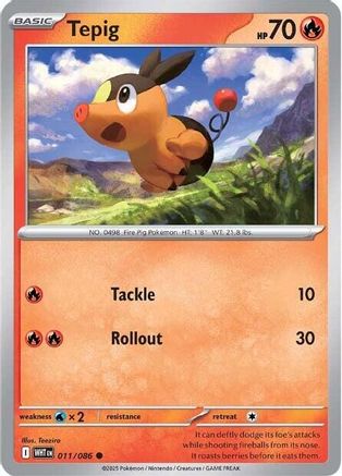 Tepig 11 - SV White Flare – Danireon Cards & Games