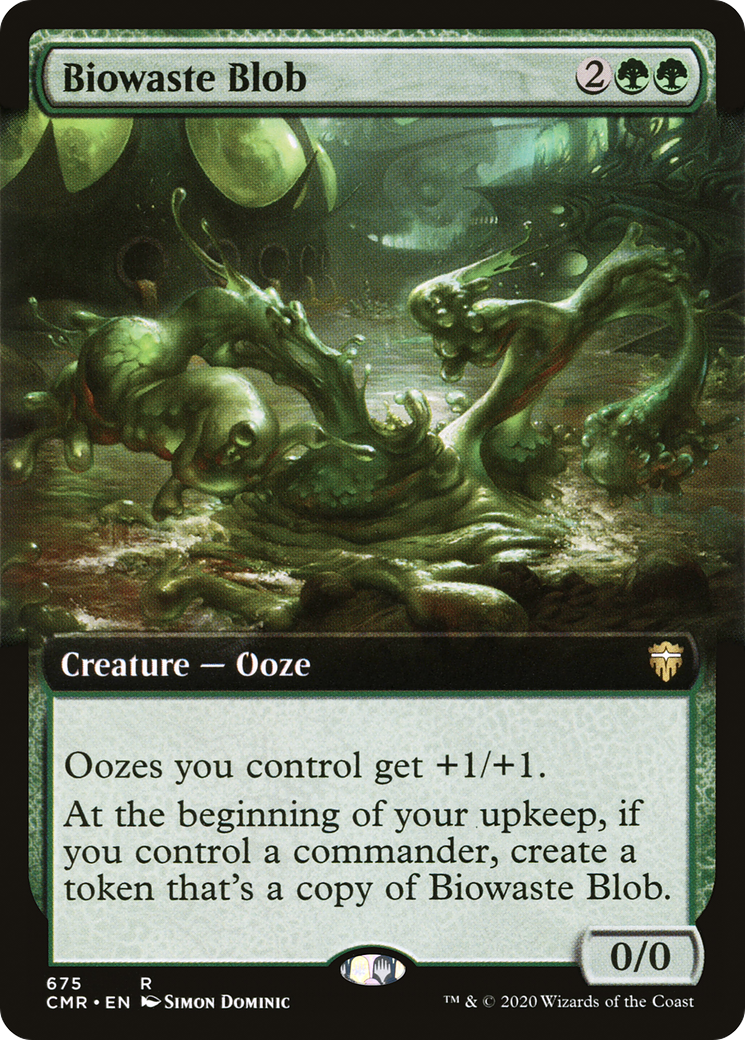 Biowaste Blob (CMR-675) - Commander Legends: (Extended Art) Foil ...