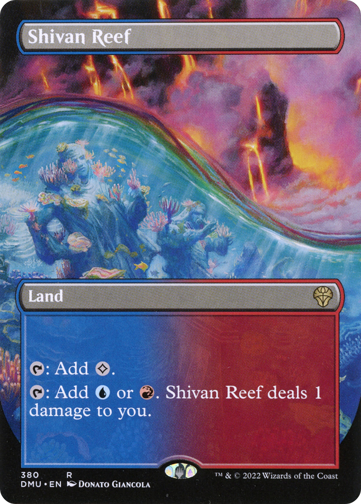 Shivan Reef (DMU-380) - Dominaria United (Borderless) – Danireon Cards ...