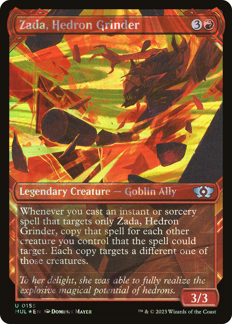 Zada, Hedron Grinder (MUL-155) - Multiverse Legends: (Showcase) Foil – Danireon Cards & Games