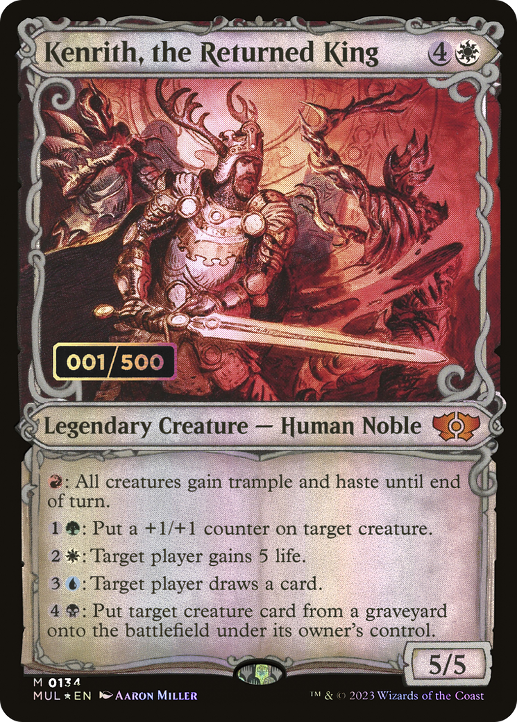 Kenrith, the Returned King (MUL-134Z) - Multiverse Legends: (Showcase) – Danireon Cards & Games
