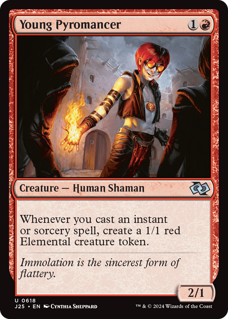 Young Pyromancer (J25-618) - Foundations Jumpstart – Danireon Cards & Games