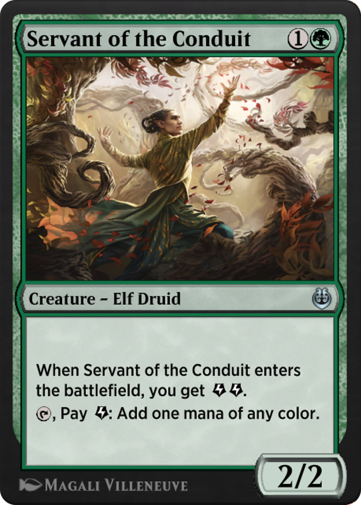 Servant of the Conduit (KLR-182) - Kaladesh Remastered – Danireon Cards ...