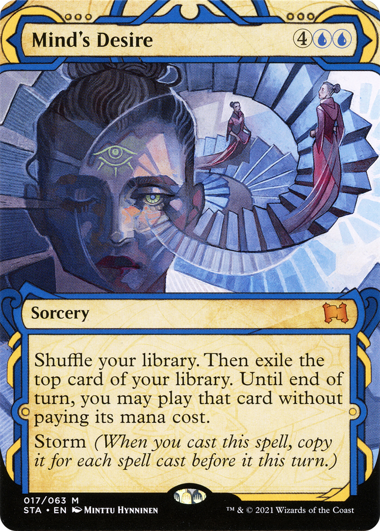 Mind's Desire (STA-017) - Strixhaven Mystical Archive: (Showcase) (Bor – Danireon Cards & Games