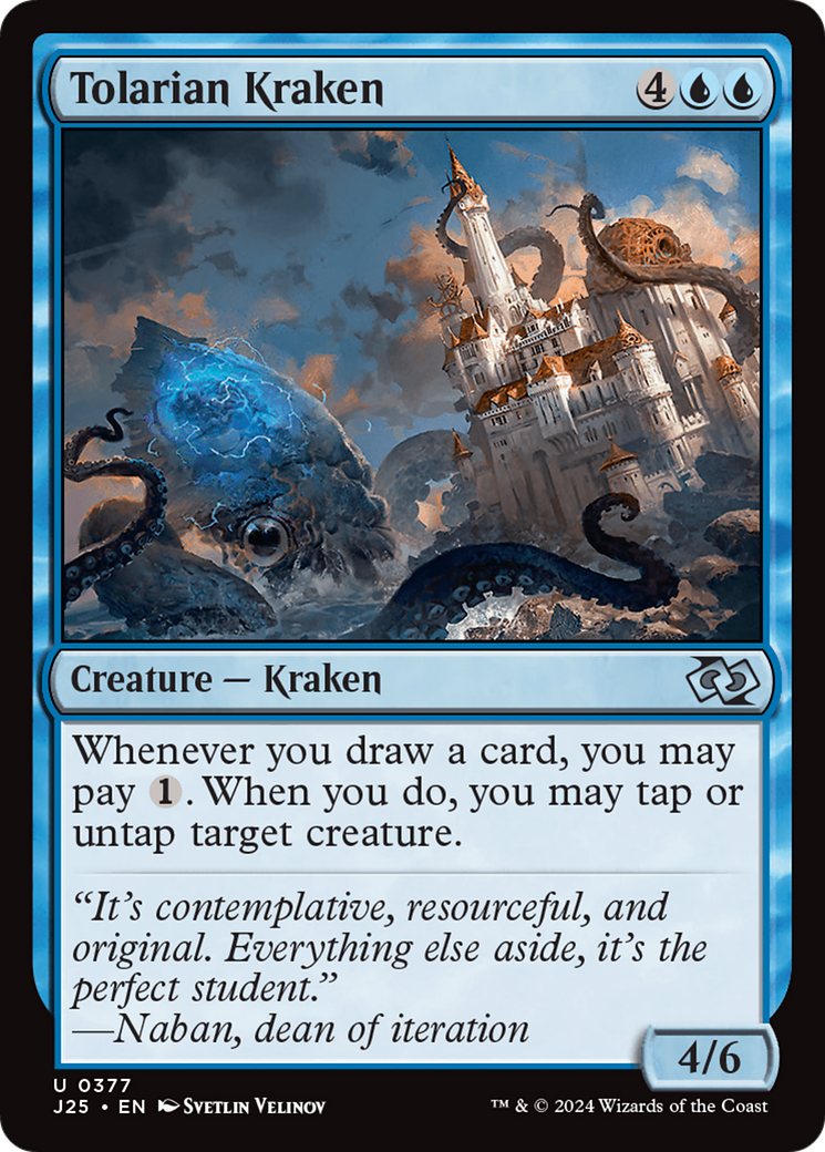 Tolarian Kraken (J25-377) - Foundations Jumpstart – Danireon Cards & Games