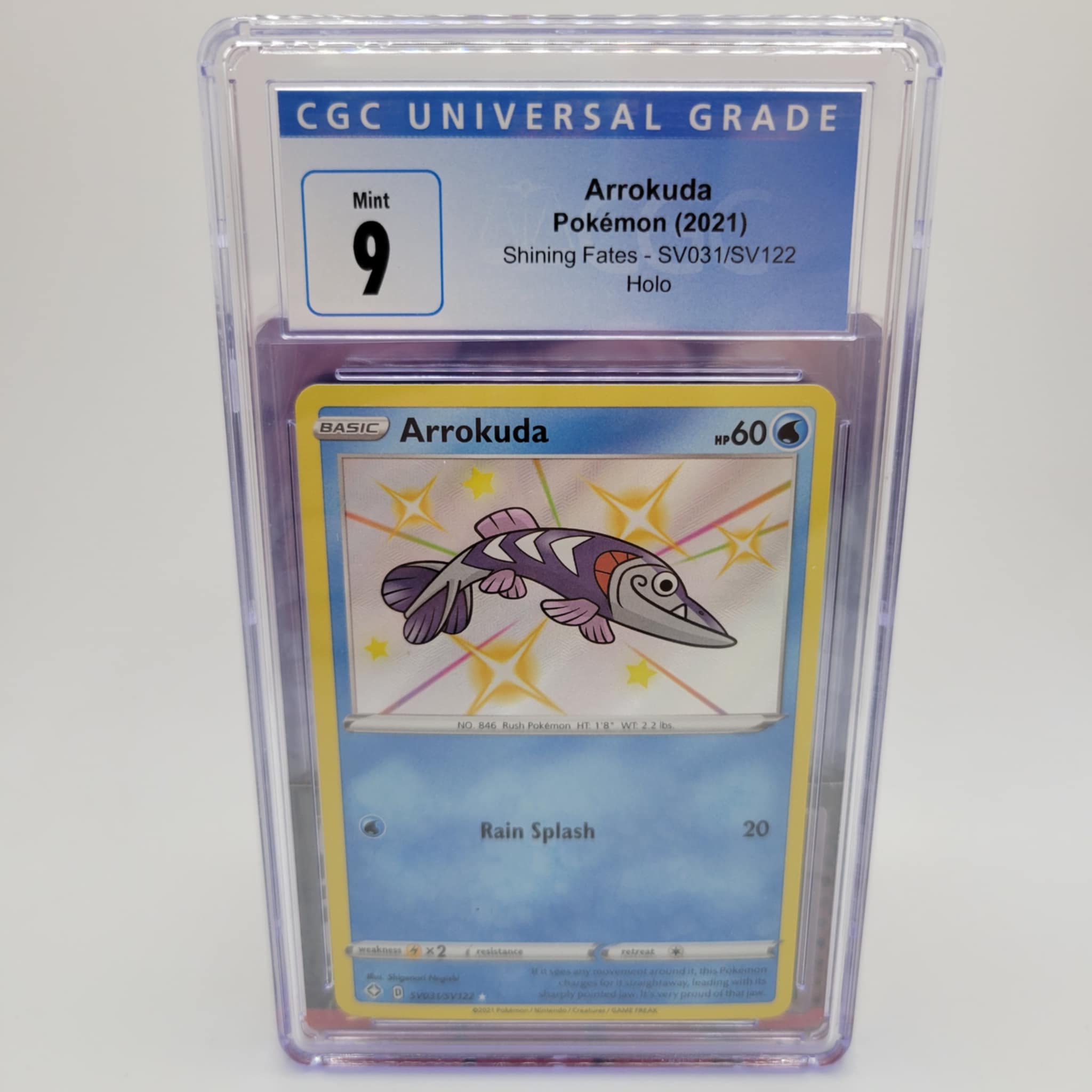 CGC 9 Arrokuda Baby Shiny - Shining Fates English – Danireon Cards & Games
