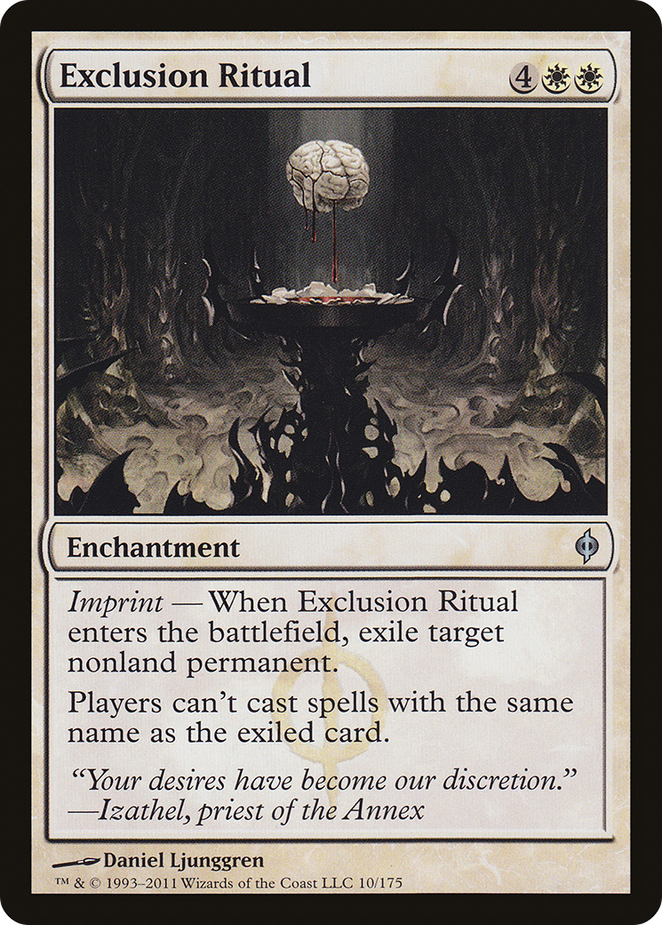 Exclusion Ritual (NPH-010) - New Phyrexia Foil – Danireon Cards & Games