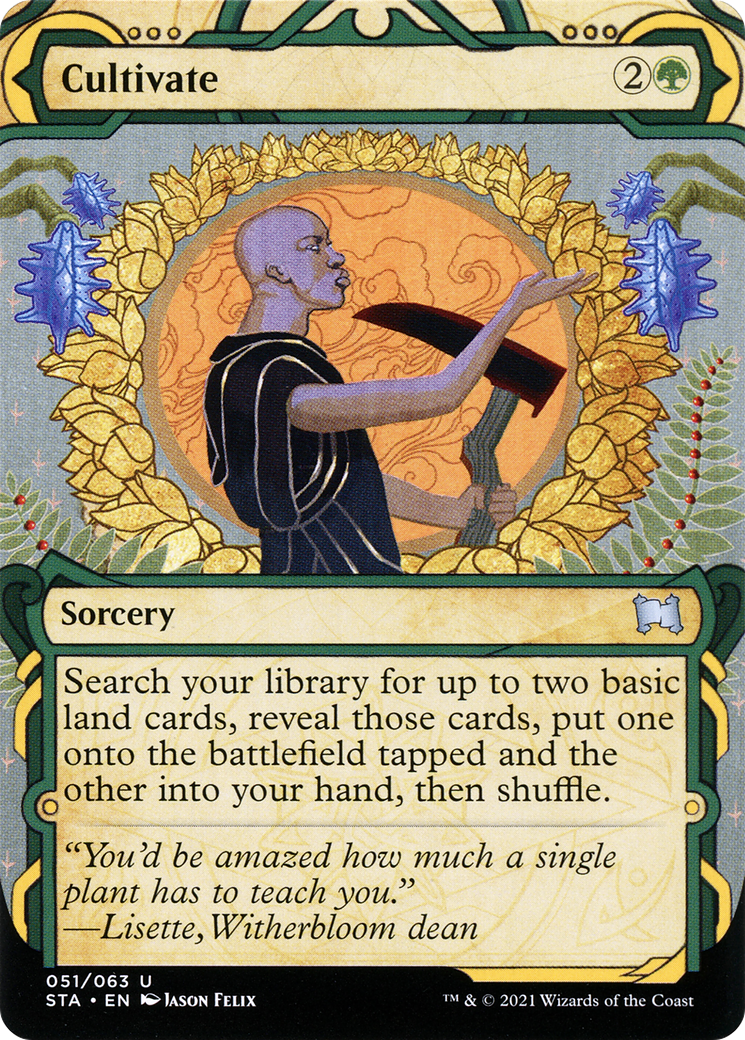 Cultivate (STA-051) - Strixhaven Mystical Archive: (Showcase) (Borderl – Danireon Cards & Games