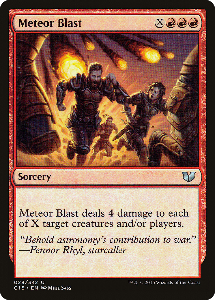 Meteor Blast (C15-028) - Commander 2015 – Danireon Cards & Games