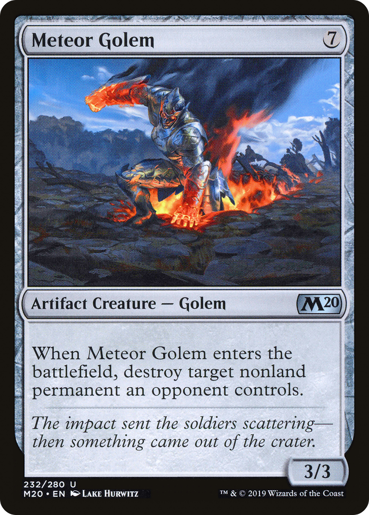 Meteor Golem (M20-232) - Core Set 2020 – Danireon Cards & Games