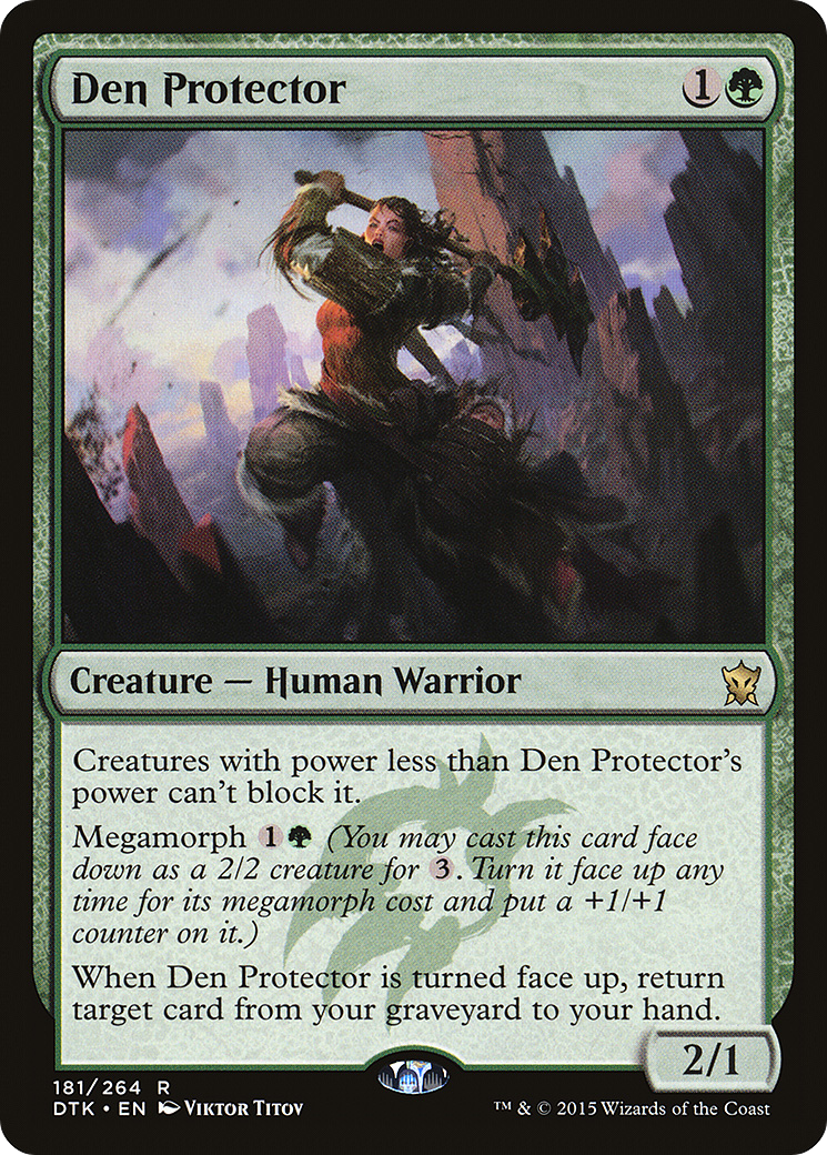 Den Protector (DTK-181) - Dragons of Tarkir Foil – Danireon Cards & Games