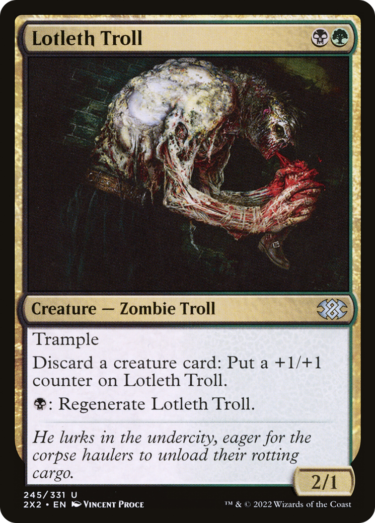Lotleth Troll (2X2-245) - Double Masters 2022 Foil – Danireon Cards & Games