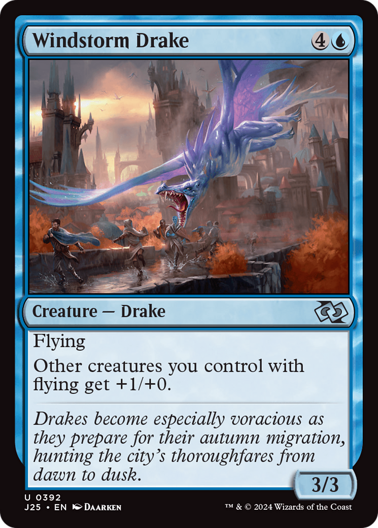 Windstorm Drake (J25-392) - Foundations Jumpstart – Danireon Cards & Games