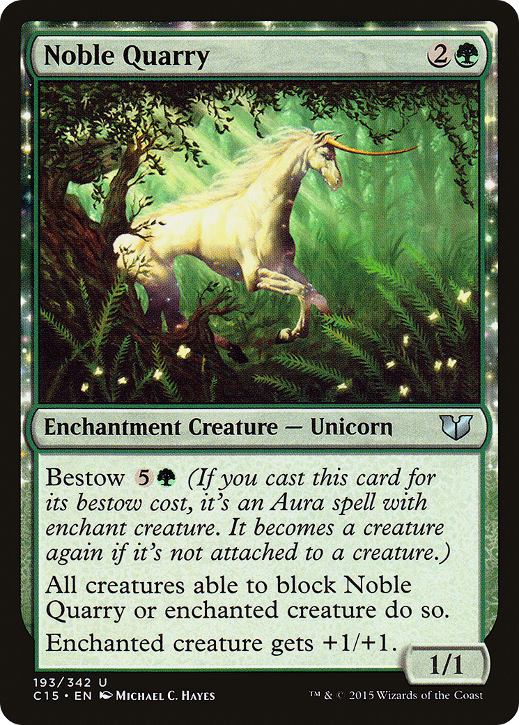 Noble Quarry (C15-193) - Commander 2015: (enchantment) – Danireon Cards ...
